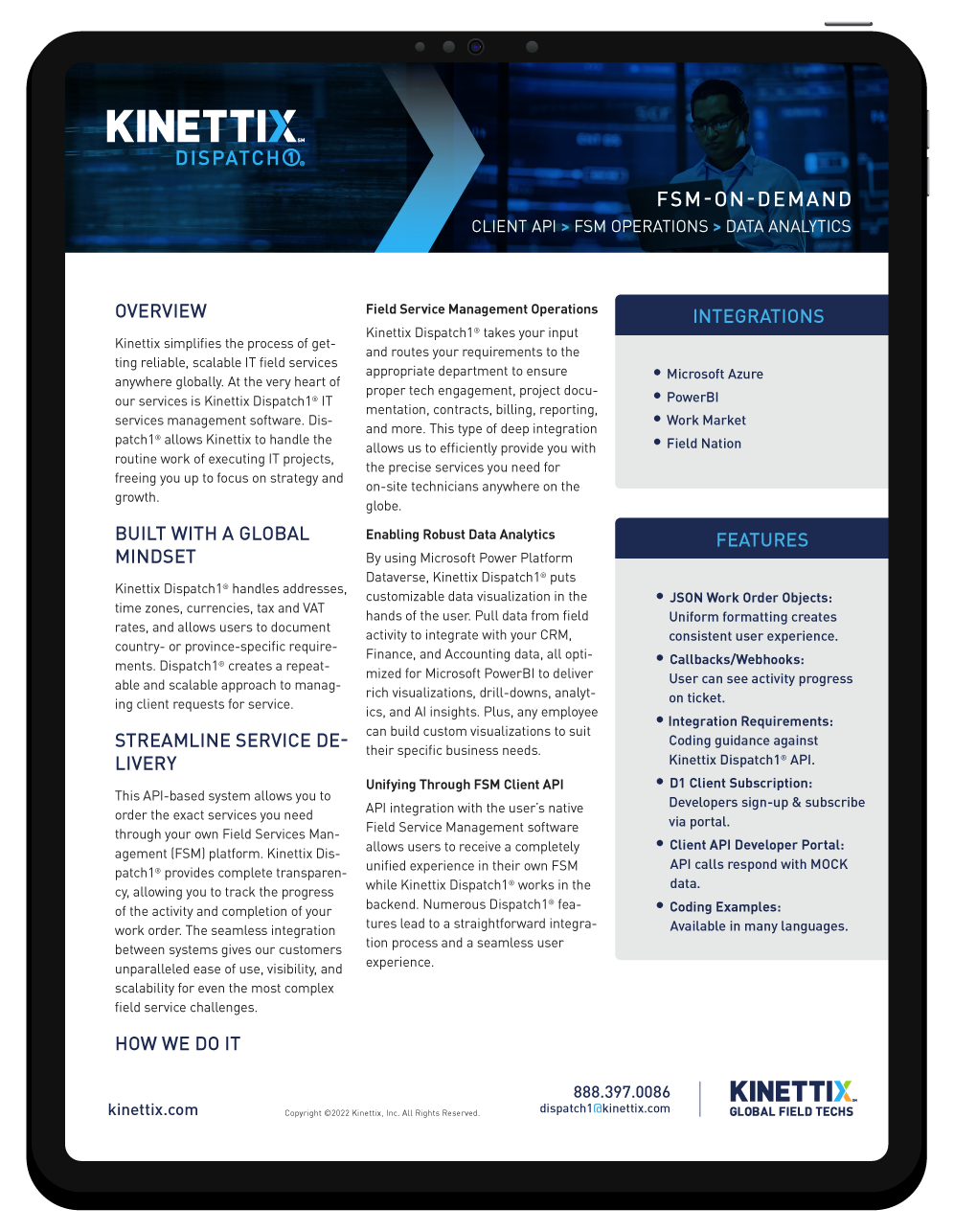 Kinettix Dispatch1 Overview
